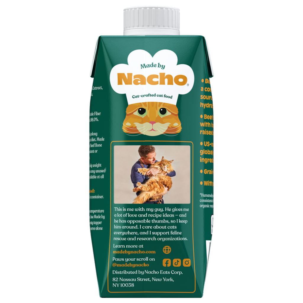 Humanely Raised Beef Bone Broth Topper – Made By Nacho